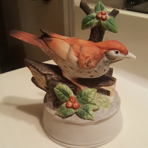 Holiday | Vintage Red Robin Ceramic Hand Painted Porcelain | Poshmark